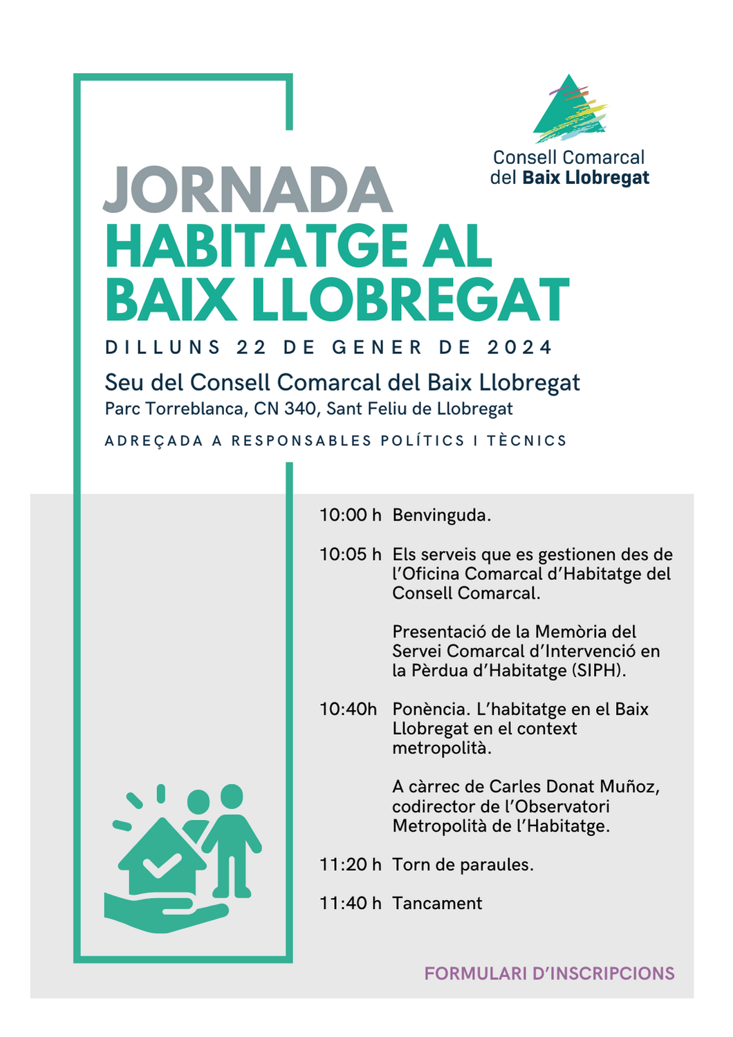 Jornada d'Habitatge al Baix Llobregat | Consell Comarcal del Baix Llobregat